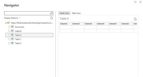 solved get data from web not showing table and data microsoft fabric community