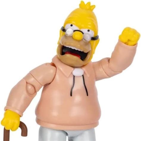 The Simpsons 5 Inch Wave 5 Grampa Simpson Action Figure