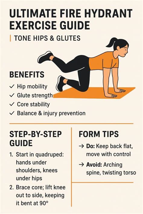 Ultimate Fire Hydrant Exercise Guide Tone Hips And Glutes
