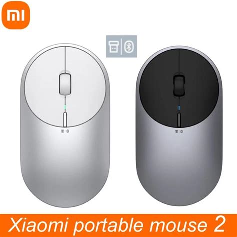 Xiaomi Wireless Mouse Portable Bluetooth Aluminium Alloy ABS Material Gaming Mouse RF Ghz
