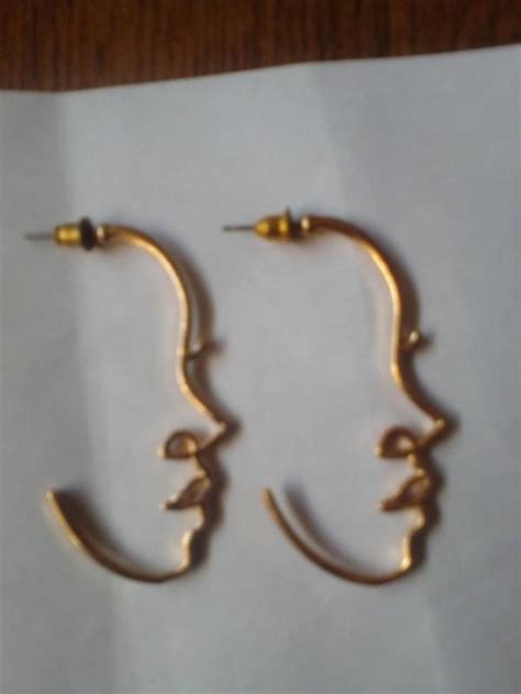 Сережки профіль — цена 115 грн в каталоге Серьги Купить аксессуары по доступной цене на Шафе