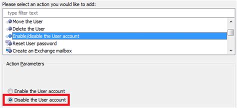 Schedule Enabling Disabling Ad User Adaxes Qanda