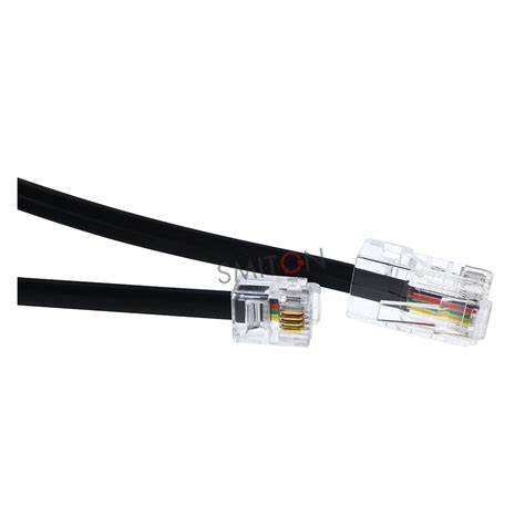 4 Cores Rj45 To Rj11 Cable 8p4c To 6p4c Telephone Cord