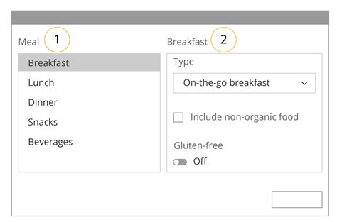 usability dialog settings vary due to first selection user