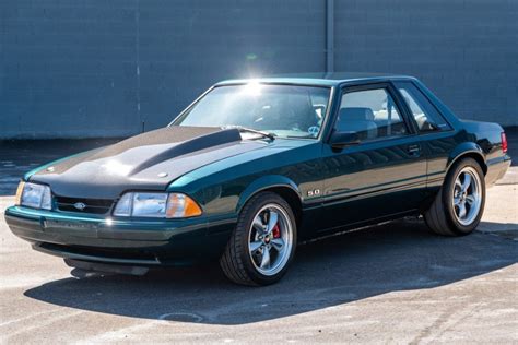 For Sale 1991 Ford Mustang Lx Notchback Deep Emerald Green Modified