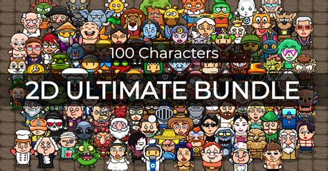 2d Ultimate Bundle 2d Characters Unity Asset Store