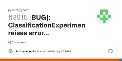 Bug Classificationexperimentoptimizethreshold Raises Error