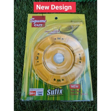 Sufix Nylon Grass Cutter Nylon String Metal Plate Brush Cutter Tali