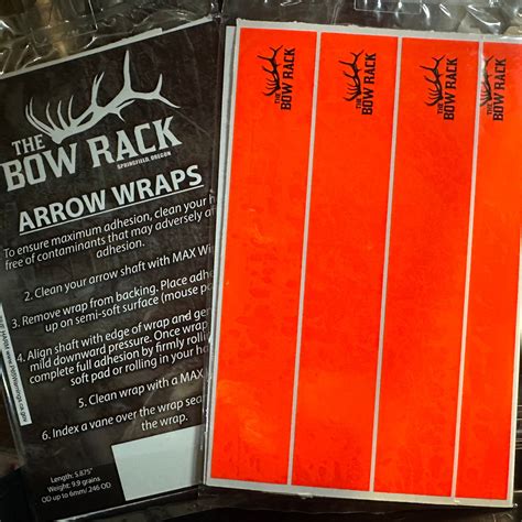 Aae Bow Rack Arrow Wraps Orange The Bow Rack Inc