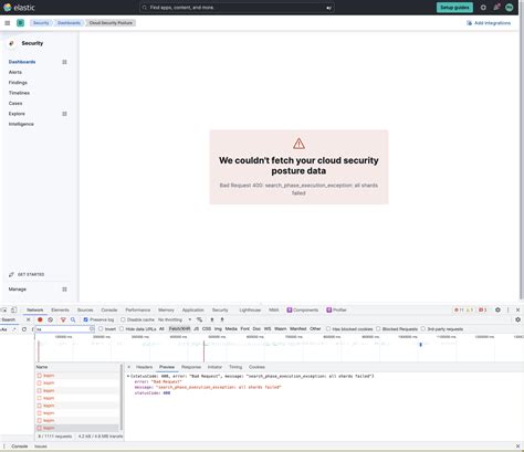 Cloud Posture Dashboard Stuck In Pending Status After Upgrade · Issue 152974 · Elastickibana
