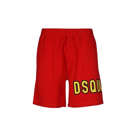 Dsquared2 Cotton Logo Shorts Balardi