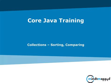 Collections Sorting Comparing Basics Ppsx Programming Languages