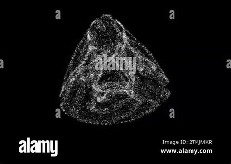 3d Ancient Decoration Consisting Of Small Particles Rotates Along 3 Axes 60fps Science Historic
