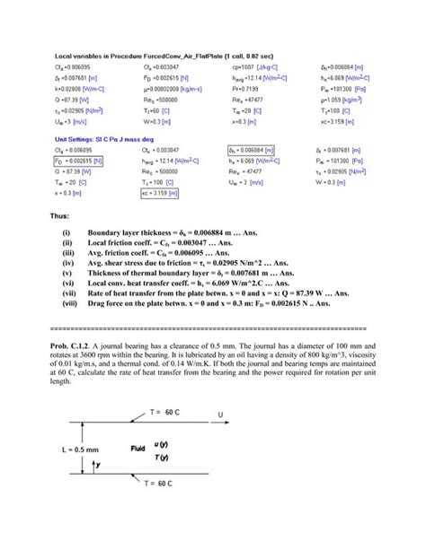 Ees Functions And Procedures For Forced Convection Heat Transfer Pdf