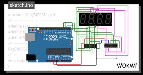 7segment O Wokwi Esp32 Stm32 Arduino Simulator