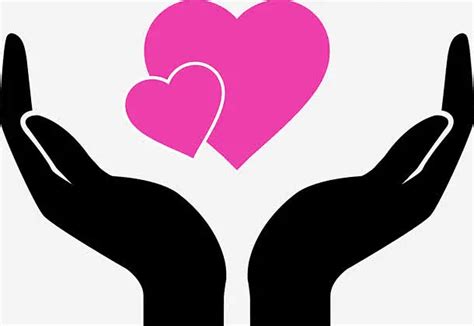 可爱双手呵护矢量图新图网 花瓣网