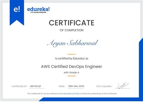 Aryan Sabharwal On Linkedin Successfully Completed My Aws Devops Professional Certification