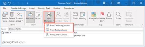 How To Create A Contact Group Or Distribution List In Outlook