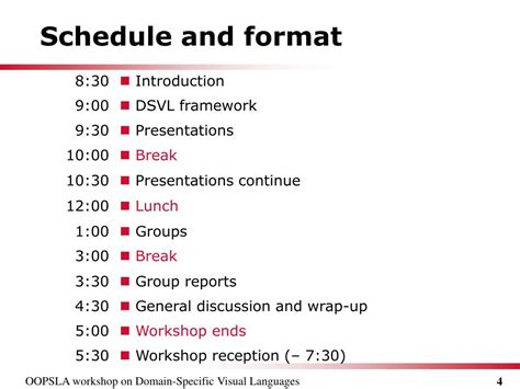 ppt oopsla workshop on domain specific visual languages powerpoint