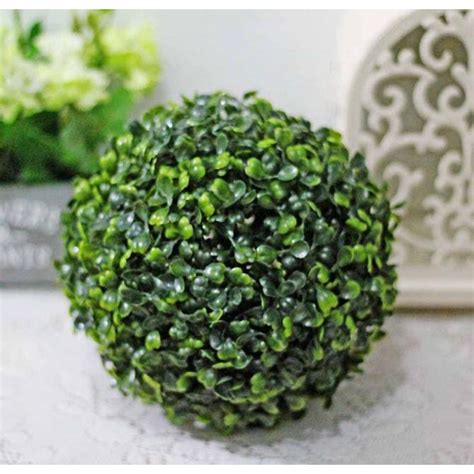 Jual Bola Rumput Sintetis Artificial Buatan Ball Plastik Grass 25cm