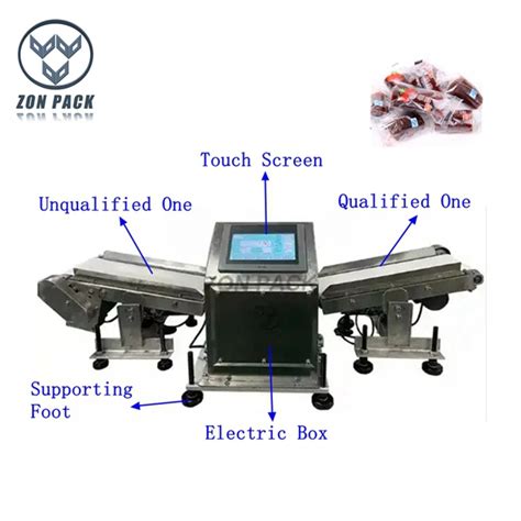 중국 고속 자동 컨베이어 계량기 소형 제품 미니 중량 선별기 제조업체 및 공급업체 Zon Pack