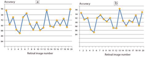successful classification ratios for retinas a model 1 rf classifier