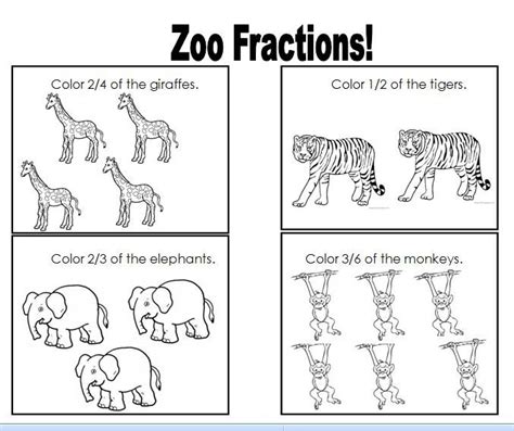 First Grade Fraction Worksheet Fractions Worksheets Fractions First