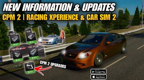 New Information And Update Cpm 2 New Pictures Racing Xperience Car Sim 2 And More Android