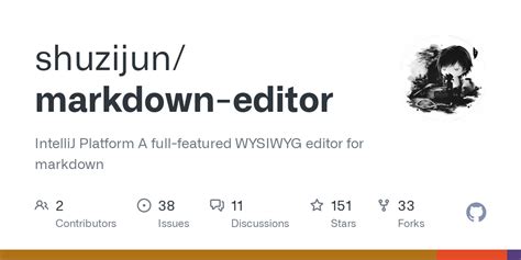 GitHub Shuzijun Markdown Editor IntelliJ Platform A Full Featured WYSIWYG Editor For Markdown