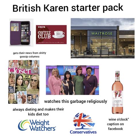British Karen Starter Pack R Starterpacks