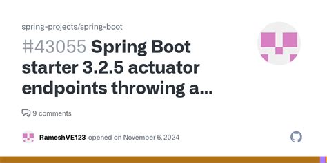 Spring Boot Starter 325 Actuator Endpoints Throwing A 404 Error
