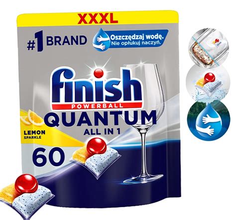 Finish Quantum All In 1 Kapsułki 60 Lemon Na Umývanie 5906142950225