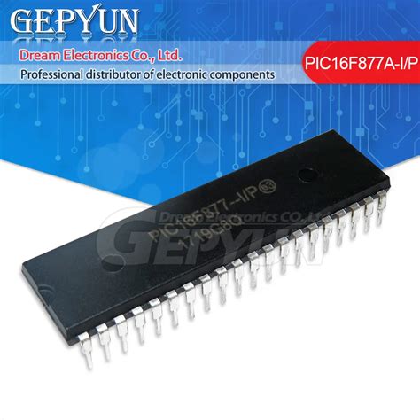 1PCS PIC16F877A I P PIC16F877A DIP40 PIC 16F877A DIP MICROCHIP