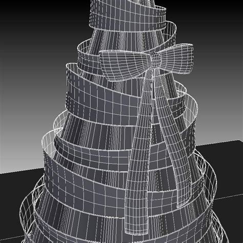 추상 크리스마스 트리 3d 모델 10 Max Fbx Obj Free3d