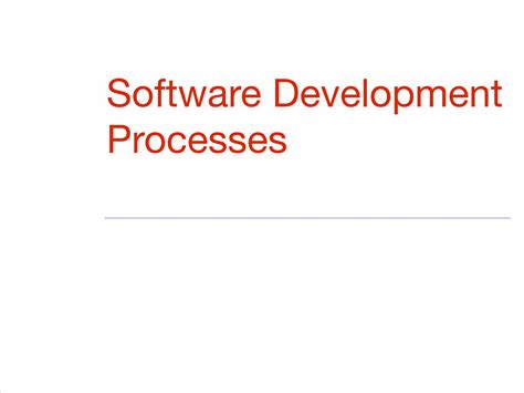 Pdf Software Development Processes Downloads