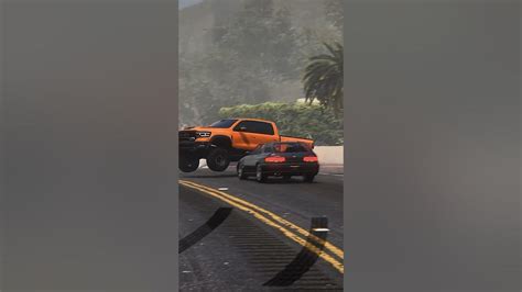 Ram Trx Launch Into Traffic Nearly Causing Accidents Youtube