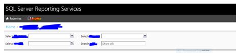 reporting services strange issue in ssrs 2016 i am unable to select