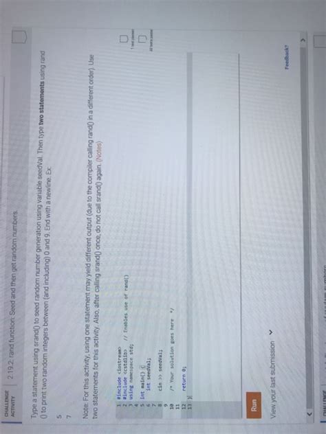 Solved ACAVITNE Rand Function Seed And Then Get Random Chegg