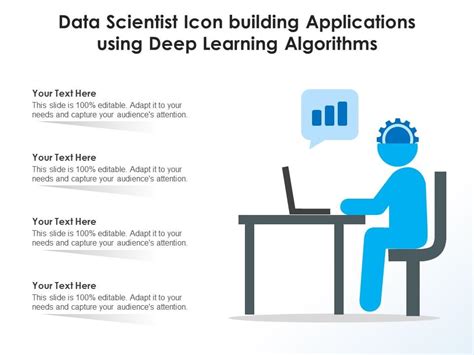 Data Scientist Icon Building Applications Using Deep Learning