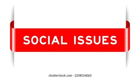 Red Color Inserted Label Banner Word Stock Vector Royalty Free 2258514063 Shutterstock