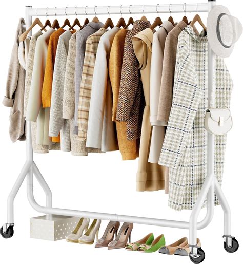 Clothes Clothing Rack Rolling Heavy Duty Clothes Rack Load 420 Lbs