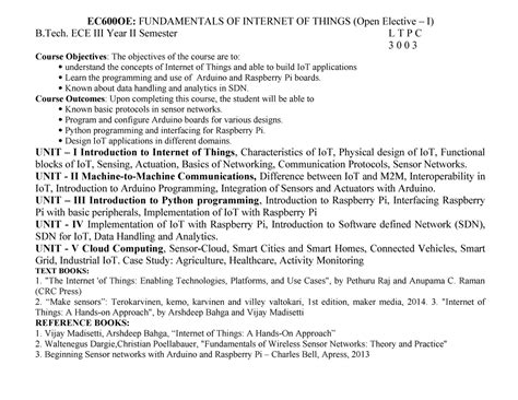 Fiot Notes Internet Of Things Ec600oefundamentalsofinternetofthings