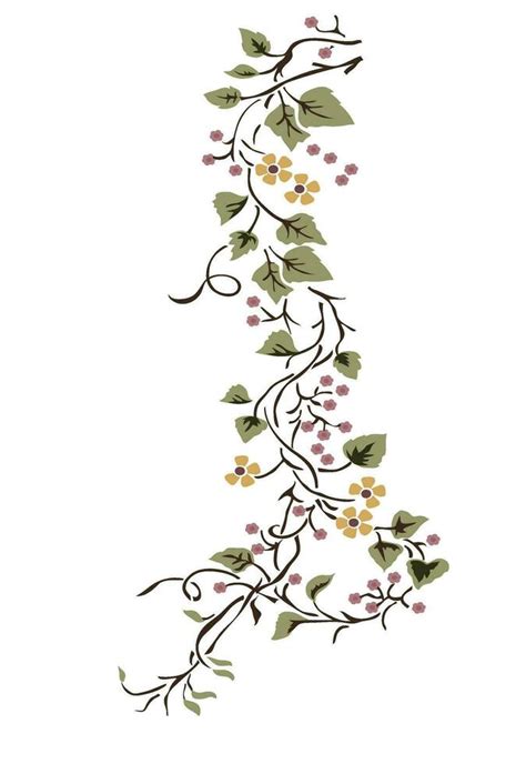 Flower Vine Drawing