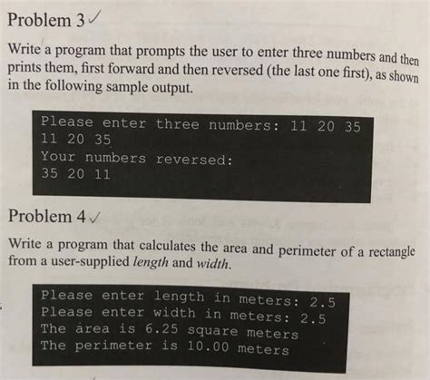 Solved Problem 3 Write A Program That Prompts The User To