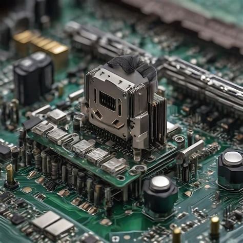 Premium Ai Image Secure Connection Or Cybersecurity Service Concept Of Computer Motherboard Ai