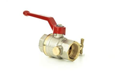 Danfoss 065b8219 Латунный шаровой кран Danfoss с внутренней резьбой и спускным элементом Ду 32