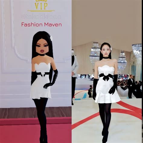 Dti Jennie Kim Met Gala 2023 Outfit On Dress To Impress Met Gala