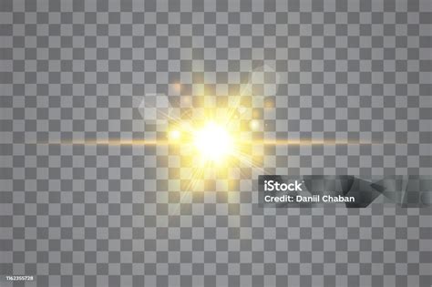 벡터 투명 햇빛 특수 렌즈 플레어 조명 효과 고립 된 태양 플래시 광선과 스포트 라이트 흰색 전면 반투명 햇빛 배경입니다 흐림