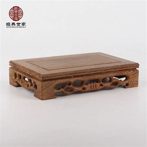 红木质奇石摆件底座正方形工艺品鸡翅木雕木座木托紫砂壶 淘宝网 花瓣网