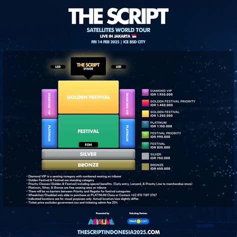 The Script Satellites World Tour Indonesia Color Asia Live